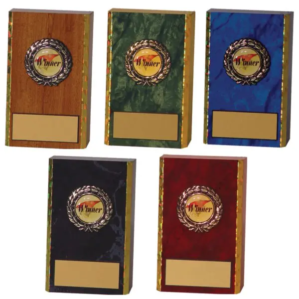 Buy Wooden Backstand Trophy | $19.95 | Award Engravers