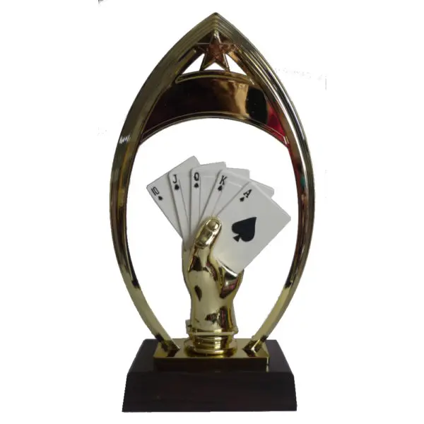 Buy Card Hand Trophy | $39.95 | Award Engravers