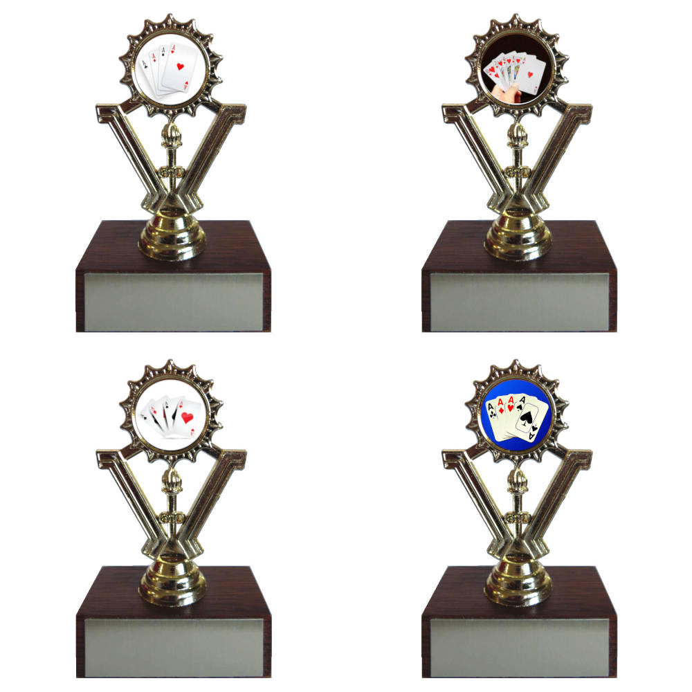 Buy Card Hand Trophy | $29.95 | Award Engravers