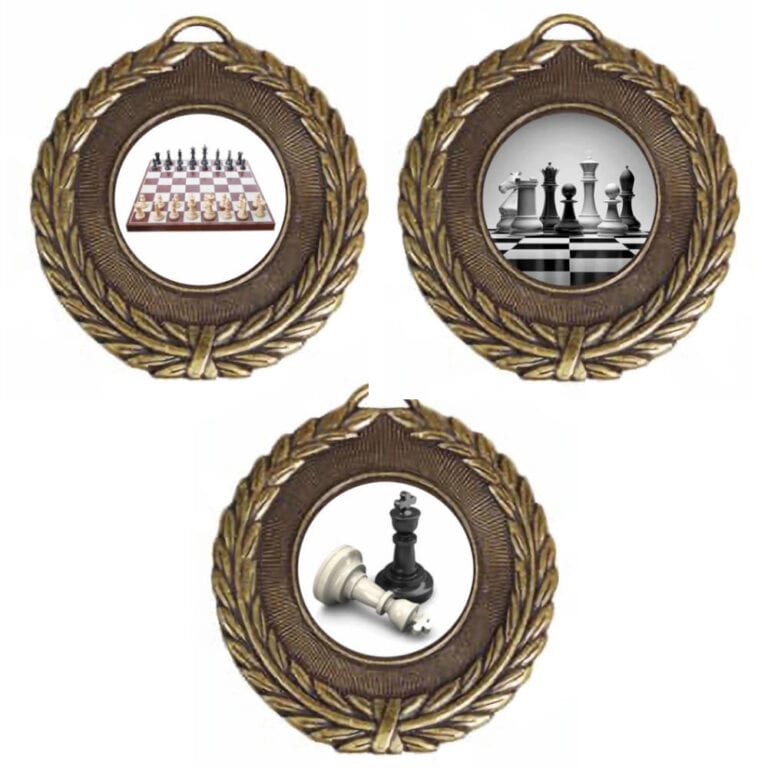 Buy 25mm Insert Chess Medals | $10.95 | Award Engravers