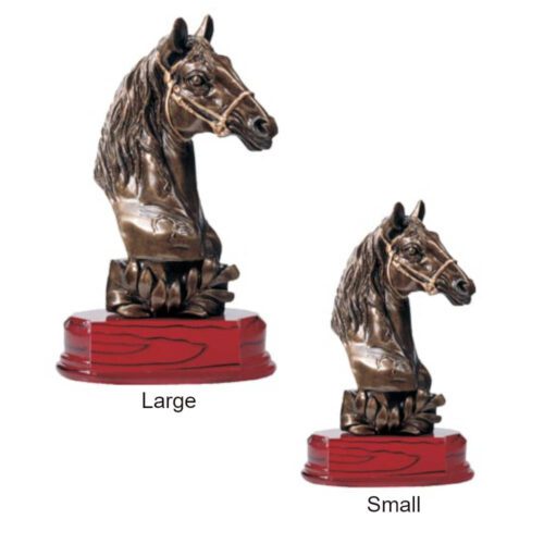 Buy Horse Head Trophy | $34.95 | Award Engravers