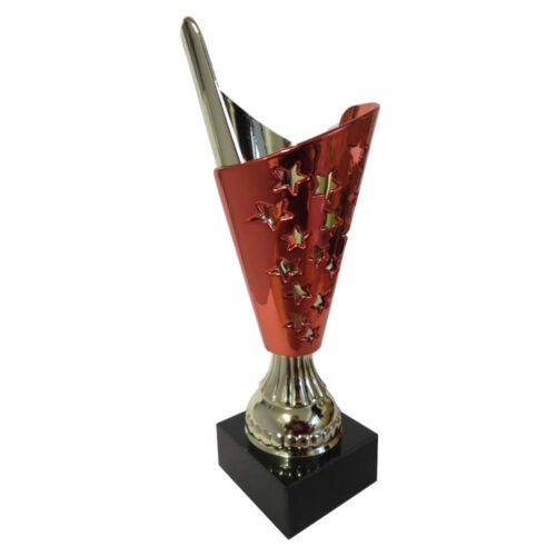 Buy Red/Gold Celestial Trophy | $28.95 | Award Engravers