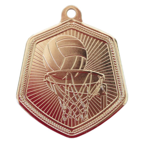 Buy Hexagon Netball Medal | $9.50 | Award Engravers