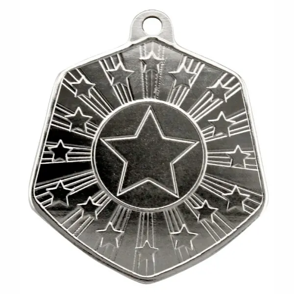 Buy Hexagon Star Medal | $9.50 | Award Engravers